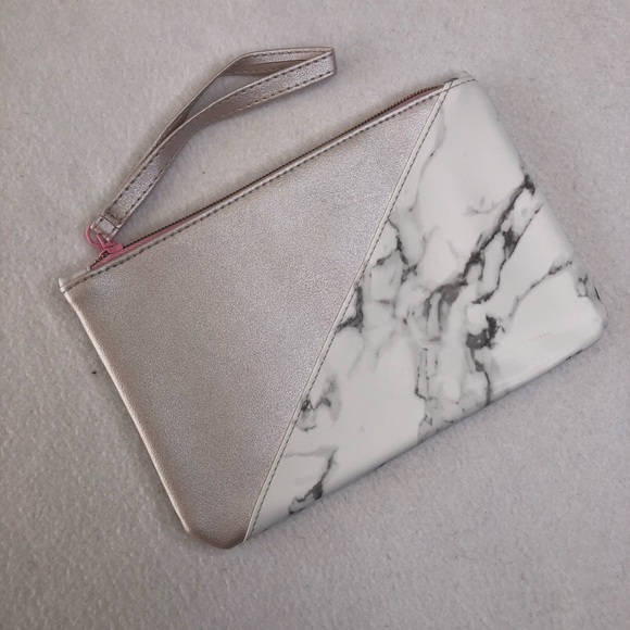 ipsy | Bags | Ipsy Pink Marble Cosmetics Bag 4 Mystery Samples | Poshmark